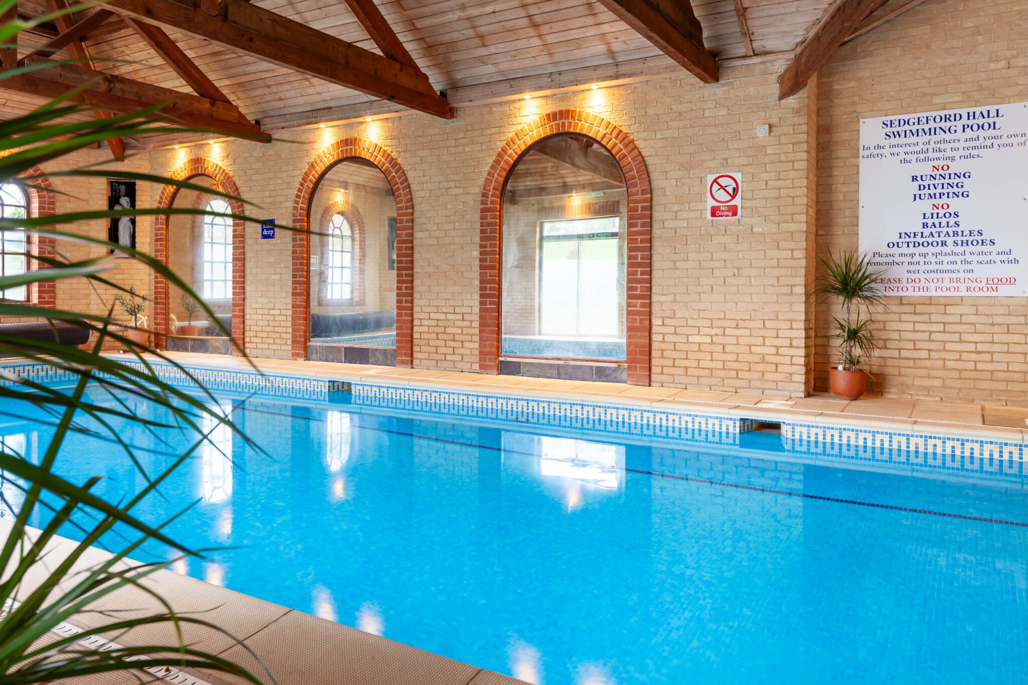 Luxurious Norfolk Swimming Pool at Sedgeford Hall Estate