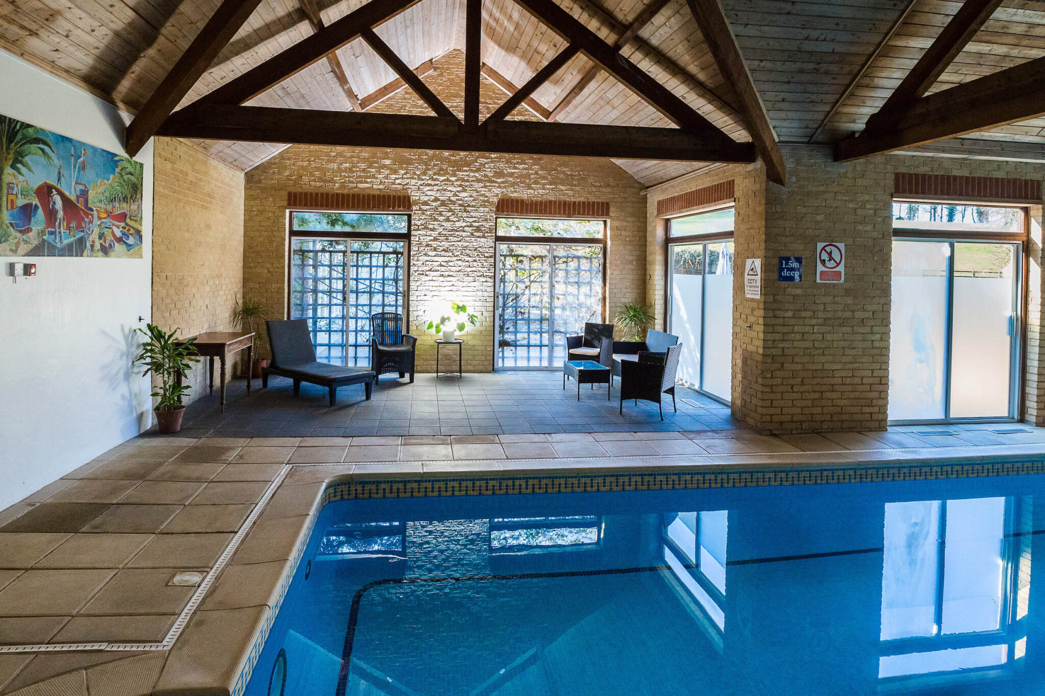 Luxurious Norfolk Swimming Pool at Sedgeford Hall Estate